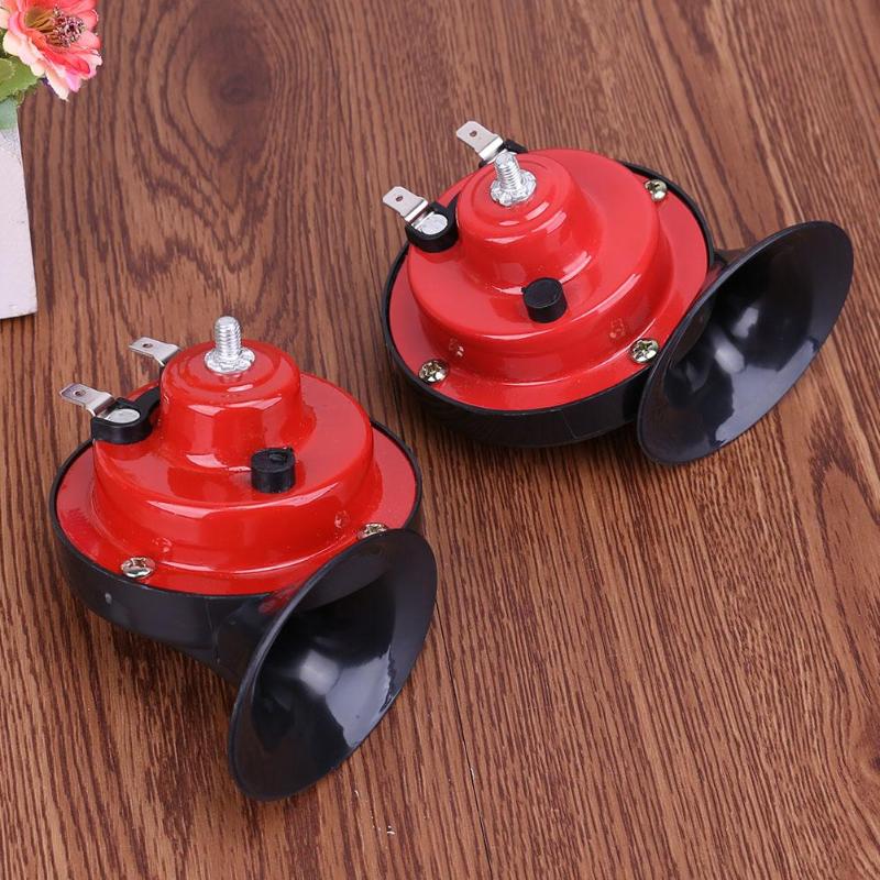 1 pair 12 V Waterproof Dual Tone Electric Automobile Horn Replacement ...