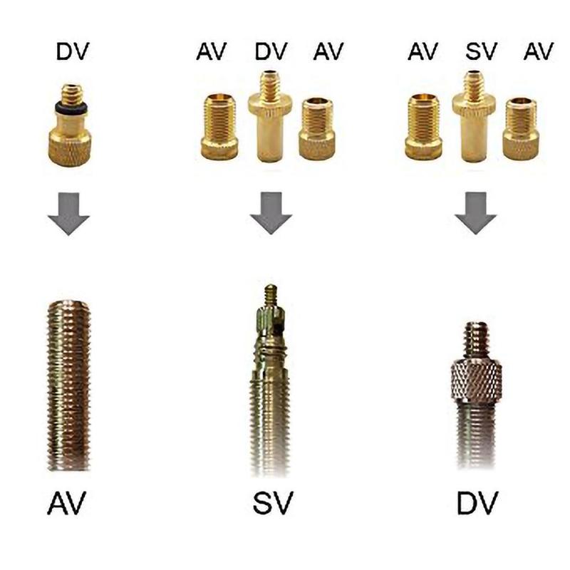 10-15pcs Bike Valve Type Adaptor Bike Wheel Tire Valve Adapter Cap ...
