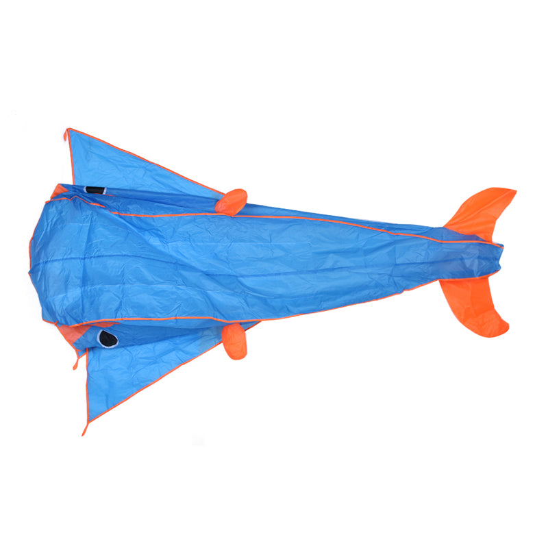 3D Outdoor Cute Dolphin Kite Huge Light Weight Soft Parafoil Kite Giant ...