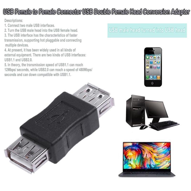 Micro USB Adapter Connector USB Female to Female Connector USB Wire ...