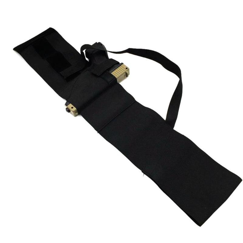 Tactical Adjustable Concealed Pistol Holster Right hand Belly Band Gun ...