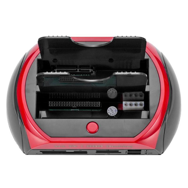 Double Dock HDD Docking Station 2.5inch 3.5inch SATA IDE Hub Enclosure ...